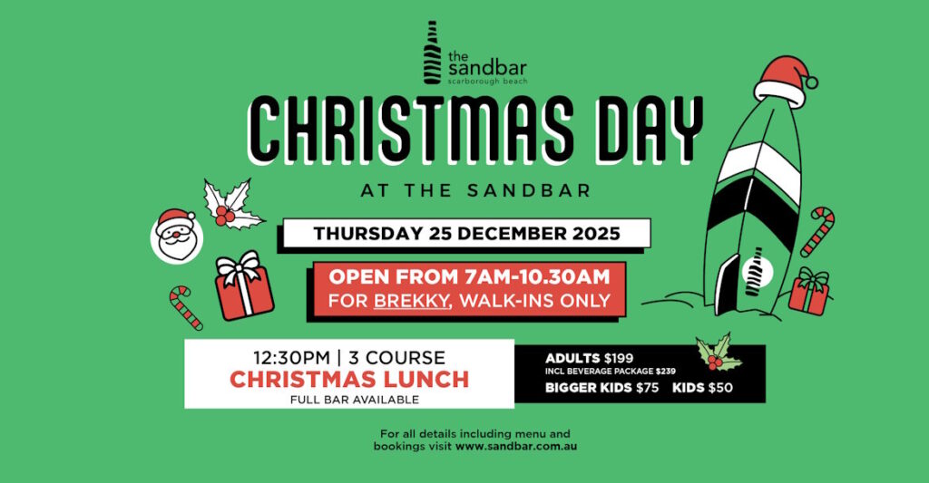 What’s On | The Sandbar Scarborough